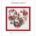 Cardinals Heart Cross Stitch Pattern 4 Instant PDF Download ...