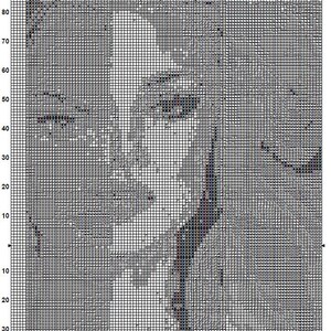 Women Faces Cross Stitch Pattern 1 Instant PDF Download - Woman ...