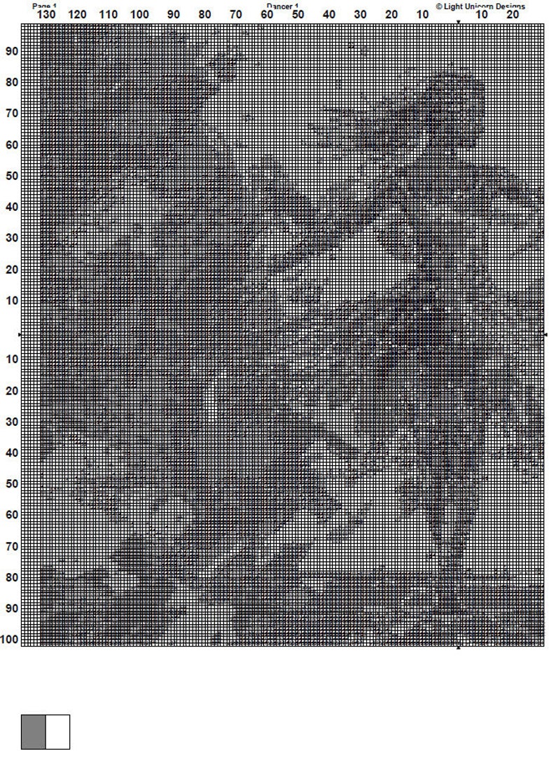 Dancer Cross Stitch Pattern 1 Instant PDF Download - Ballerina ...