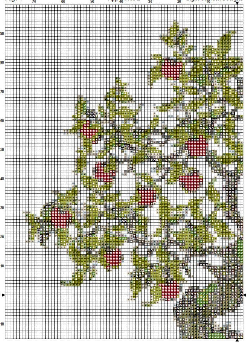 Apple Tree Cross Stitch Pattern 2 Instant PDF Download | Etsy