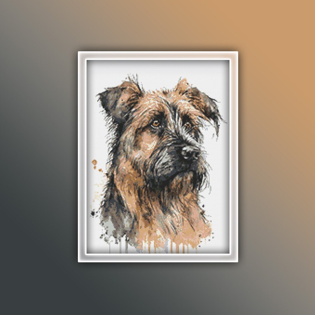 Scruffy Mongrel Dog Cross Stitch Pattern 5 Instant PDF Download ...