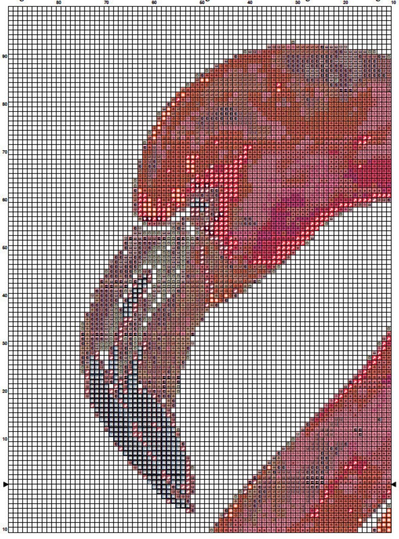 Flamingo Cross Stitch Pattern 1 Instant PDF Download - Etsy