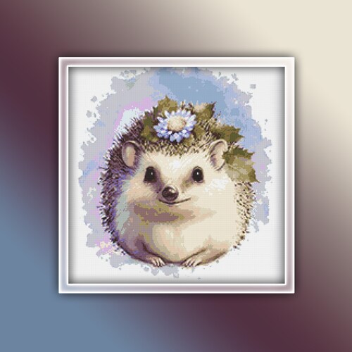 Hedgehog Cross Stitch Pattern Instant PDF Download - Etsy