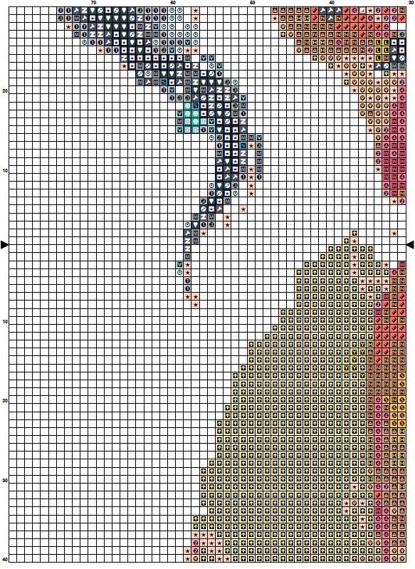 Woman Cross Stitch Pattern 25 Instant PDF Download Lady | Etsy