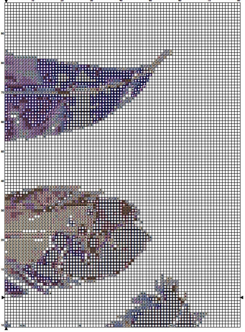 Feathers Cross Stitch Pattern 7 Instant PDF Download Feather - Etsy UK