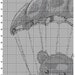 Teddy Bear Sky Diver Cross Stitch Pattern 1 Instant PDF Download | Sky ...