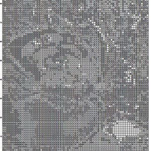 Red Masked Woman Stitch Pattern Instant PDF Download Woman | Etsy