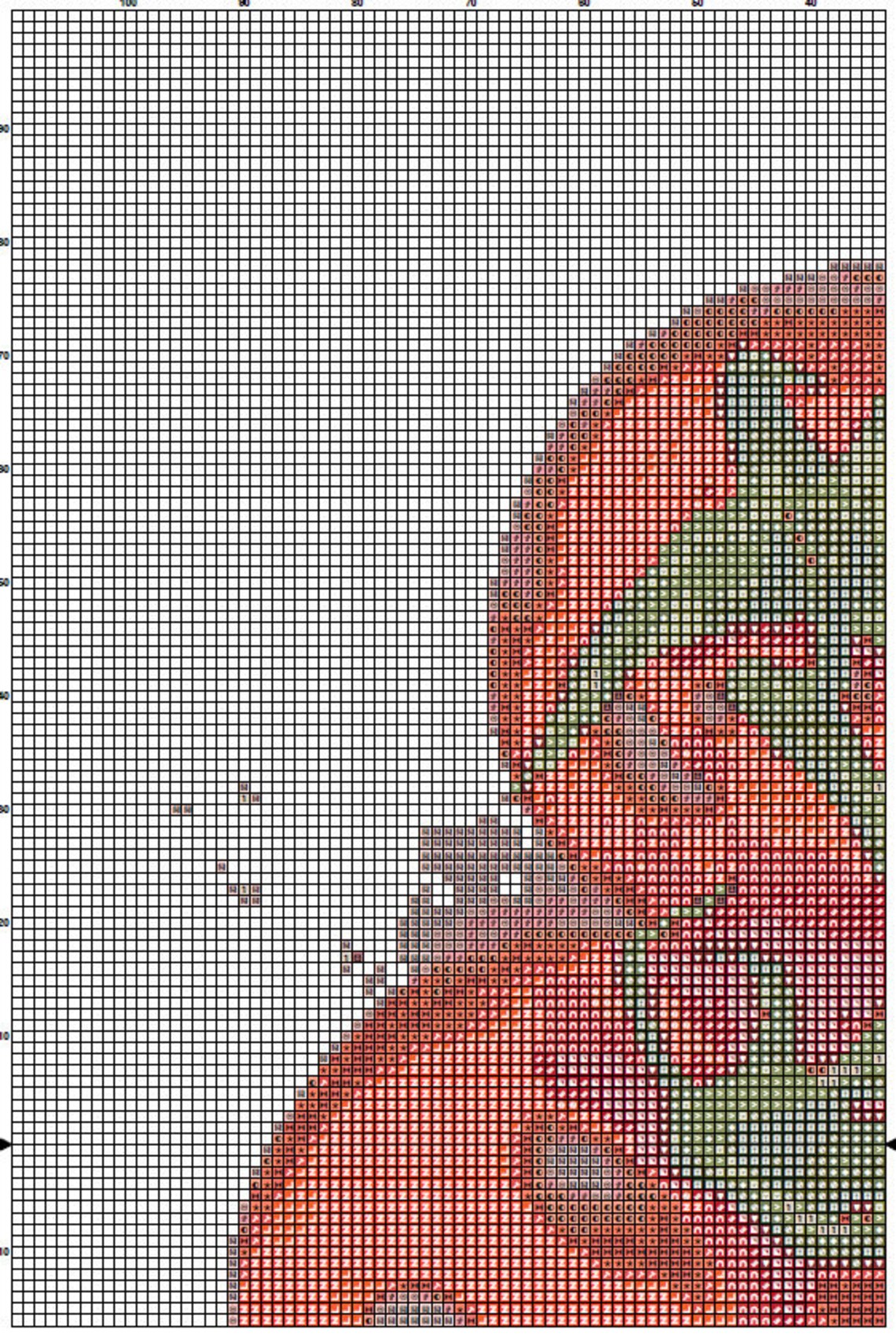 Tomatoes Cross Stitch Pattern 1 Instant PDF Download Tomato - Etsy