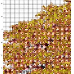 Autumn Tree Cross Stitch Pattern Instant PDF Download | Fall Tree ...
