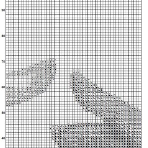 Hands Cross Stitch Pattern 13 Instant PDF Download - Hand Watercolor ...