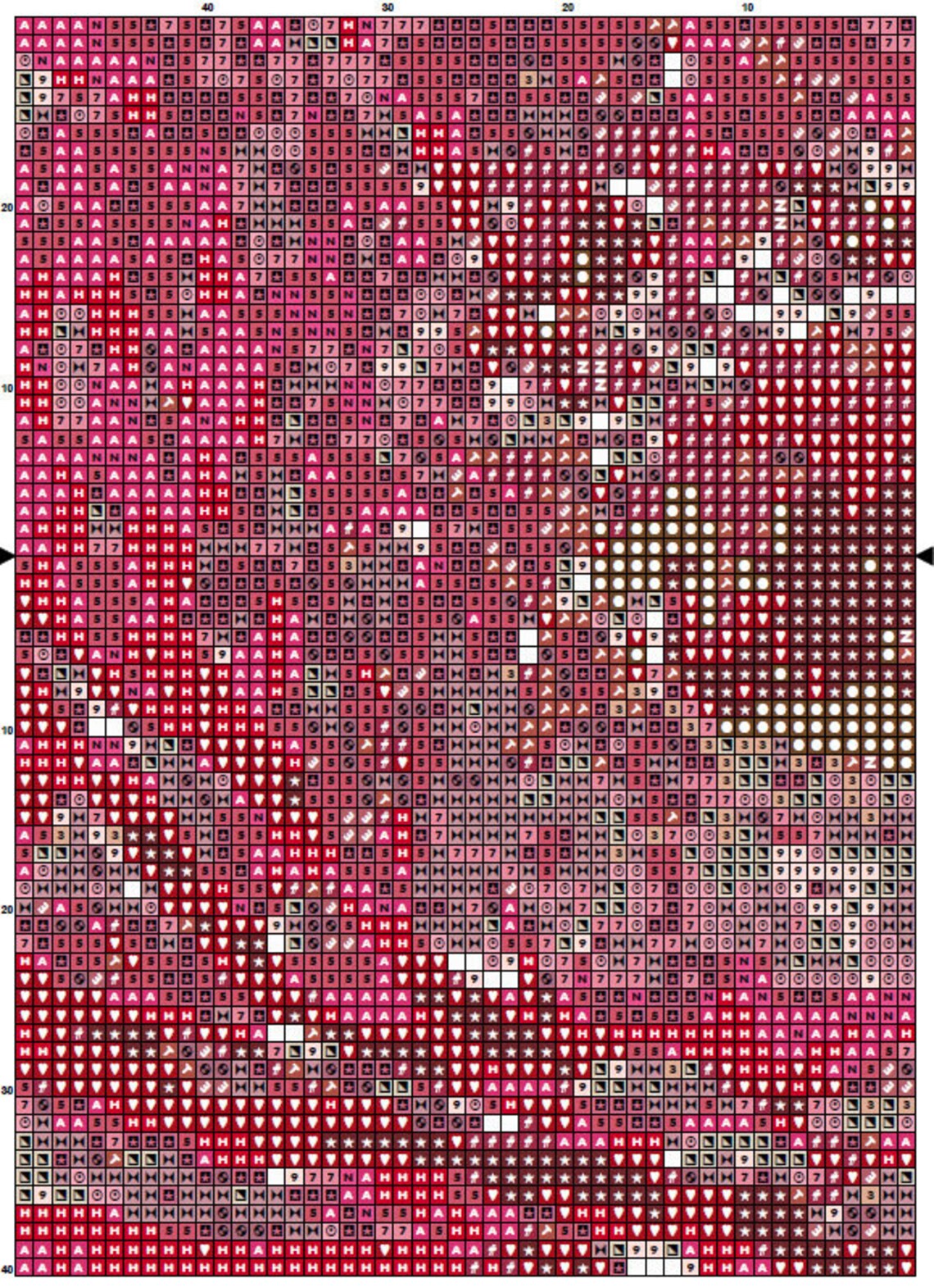 Gerba Flower Cross Stitch Pattern Instant PDF Download - Etsy