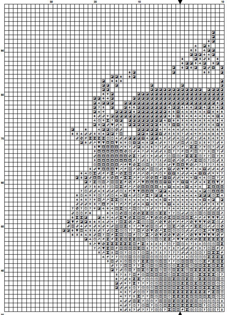 Ostrich Cross Stitch Pattern 2 Instant PDF Download Bird | Etsy