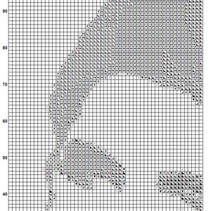 Elvis Presley Cross Stitch Pattern Instant PDF Download - Elvis Presley ...