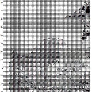 Blue Jay Cross Stitch Pattern 1 Instant PDF Download - Blue Jay Bird ...