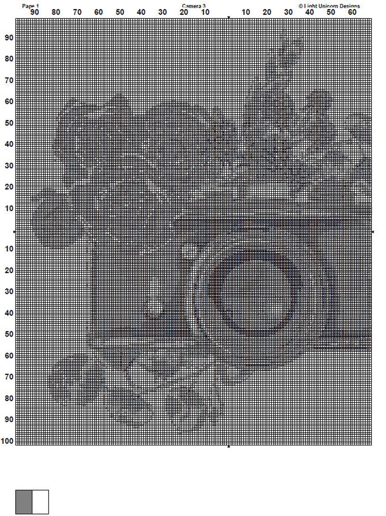 Camera Cross Stitch Pattern 3 Instant PDF Download - Camera Watercolor ...