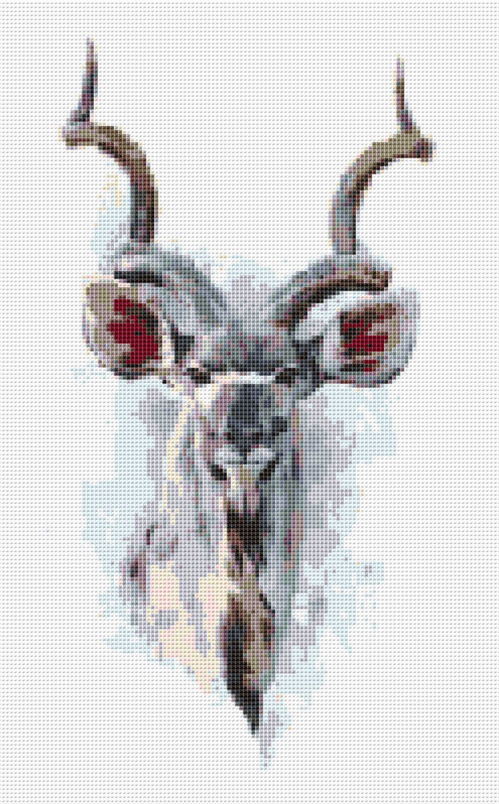 Kudu Cross Stitch Pattern 3 Instant PDF Download Buck - Etsy