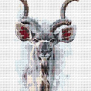 Kudu Cross Stitch Pattern 3 Instant PDF Download Buck | Etsy