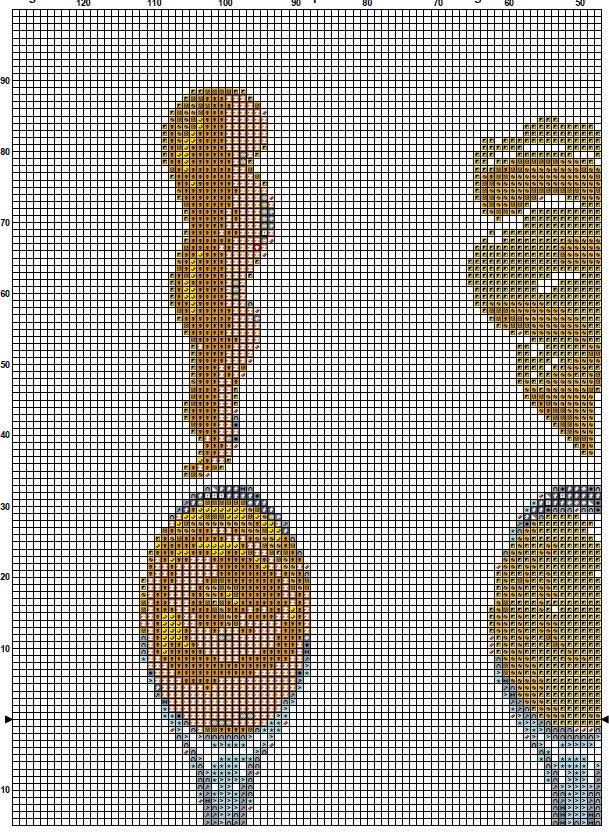 Sauce Spoons Cross Stitch Pattern Instant PDF Download | Etsy
