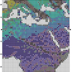 World Map Cross Stitch Pattern 4 Instant PDF Download - Earth ...