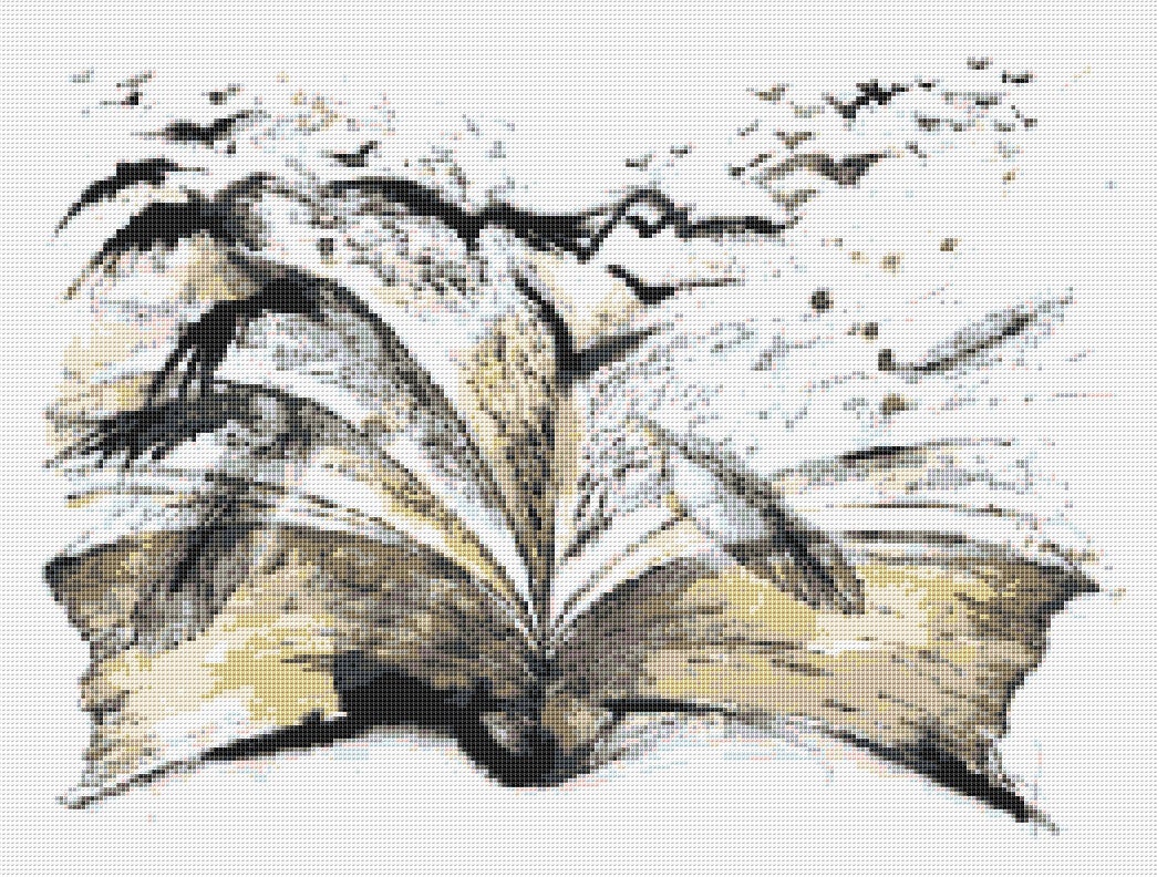 Book Cross Stitch Pattern 12 Instant PDF Download Reading - Etsy