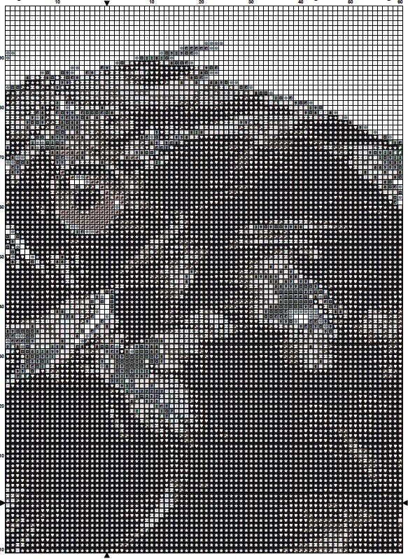 Raven Cross Stitch Pattern 1 Instant PDF Download Crow - Etsy