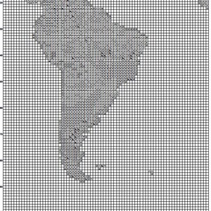 World Map Cross Stitch Pattern 4 Instant PDF Download Earth | Etsy