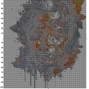 Nelson Mandela Cross Stitch Pattern 1 Instant PDF Download - Nelson ...