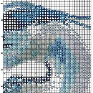 Great Blue Heron Cross Stitch Pattern 1 Instant PDF Download - Heron ...