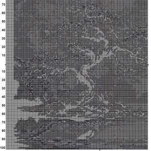Asian Tree Cross Stitch Pattern 2 Instant PDF Download | Summer Tree ...