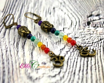 Chakra earrings | Etsy
