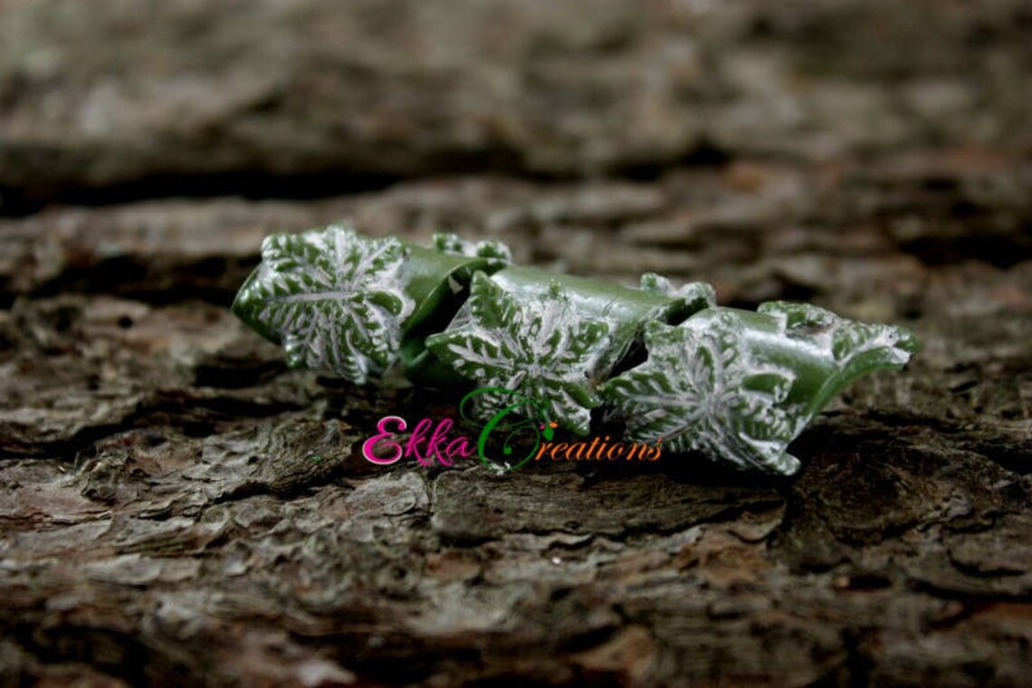 Rustic Weed Dread Bead coils/Pot Leaf Dreadlock | Etsy