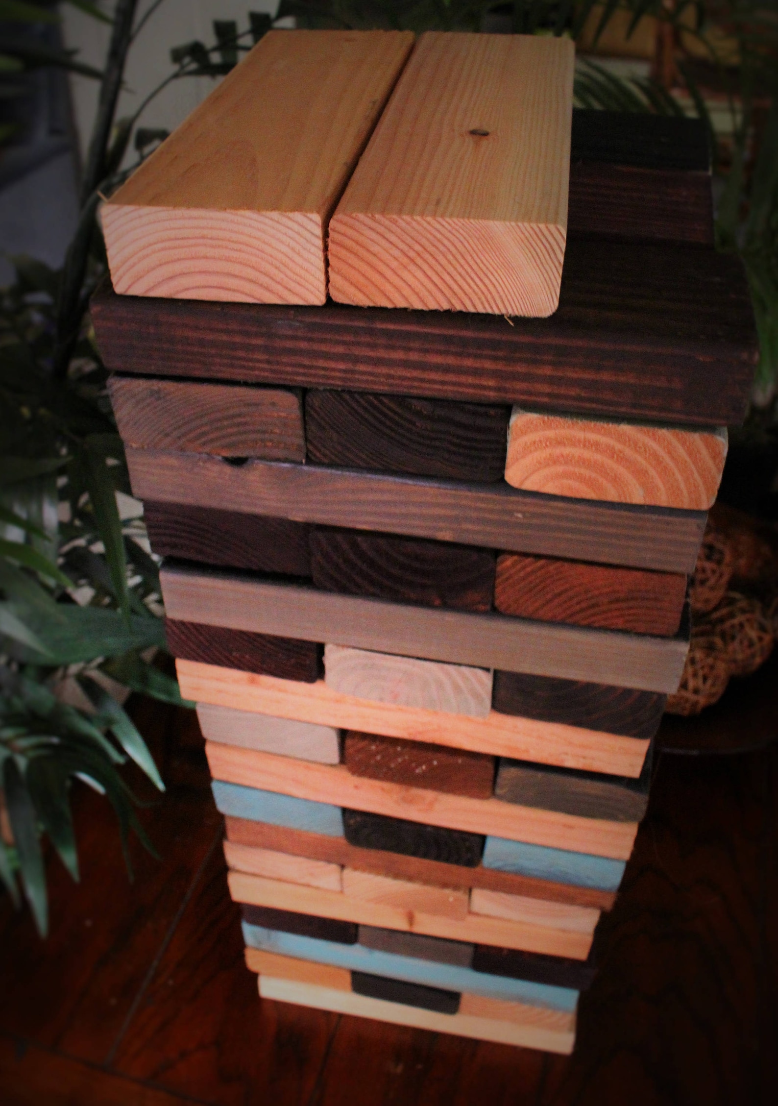 Giant Wood Stacking Blocks Tumbling Tower Game | Etsy