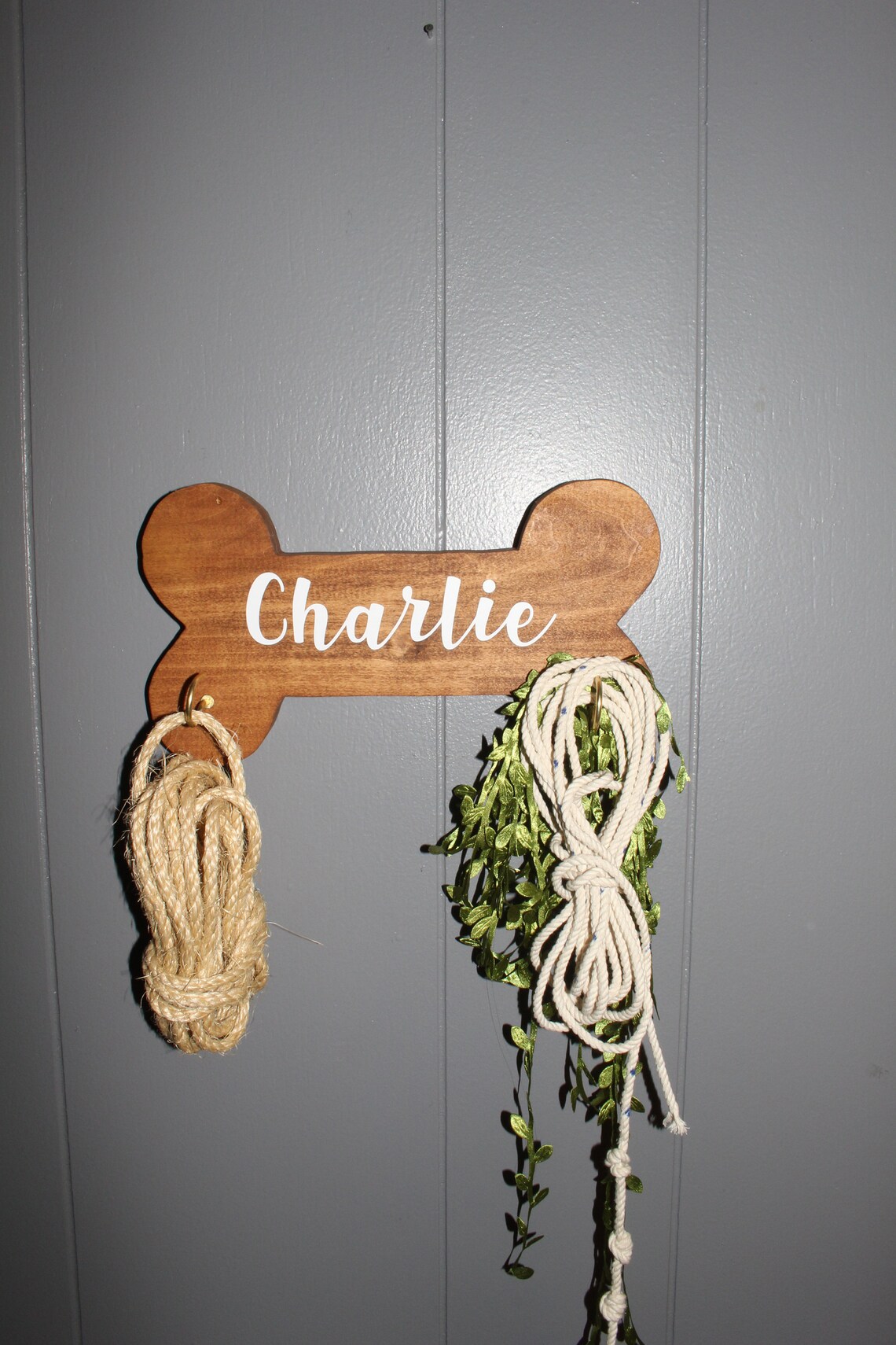 Custom Dog Bone Leash Holder Collar Holder Dog Bone Leash - Etsy