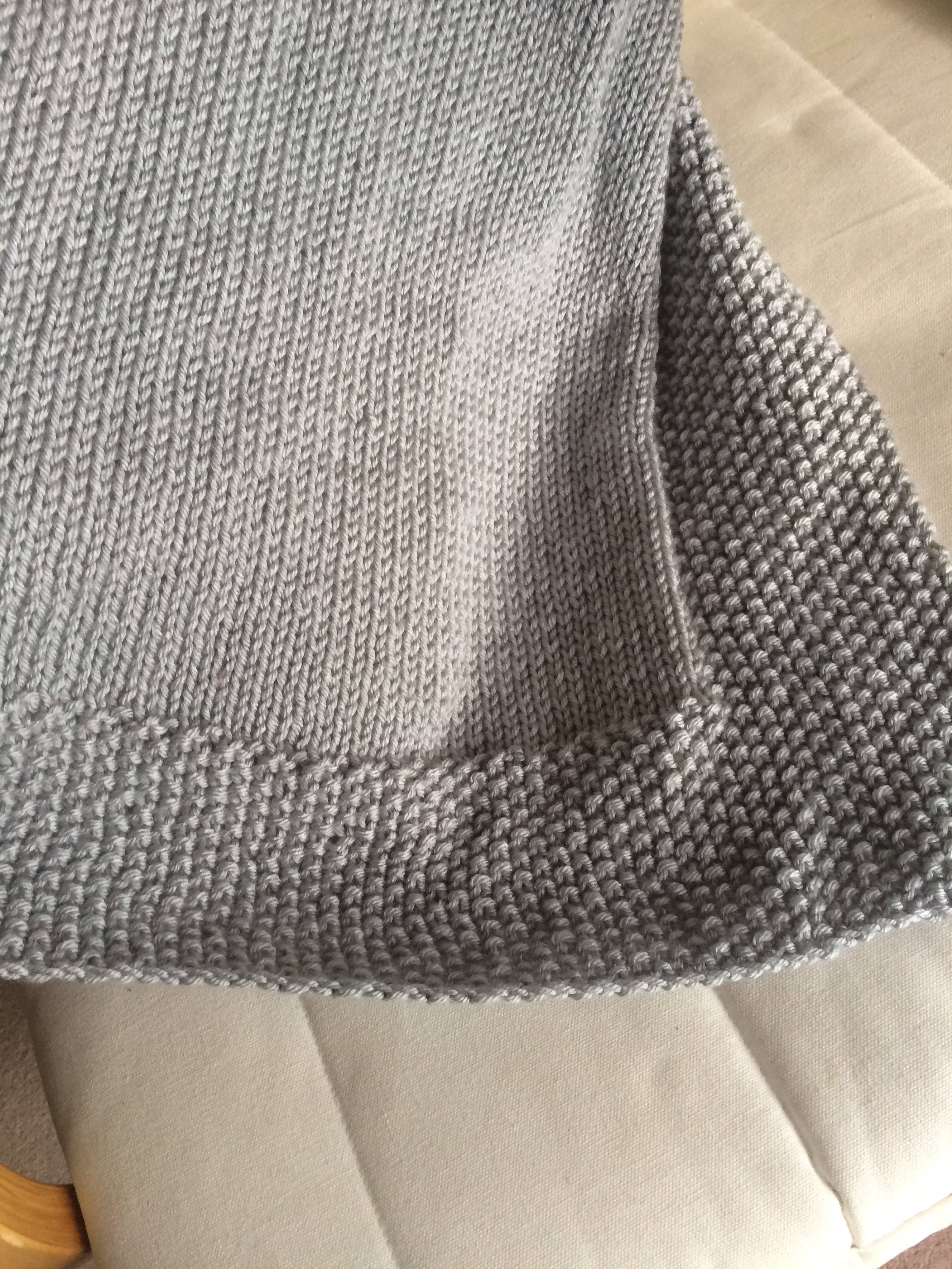 Aran Wool Moss Stitch Border Blanket Knitting Pattern (PDF Pattern) - Etsy