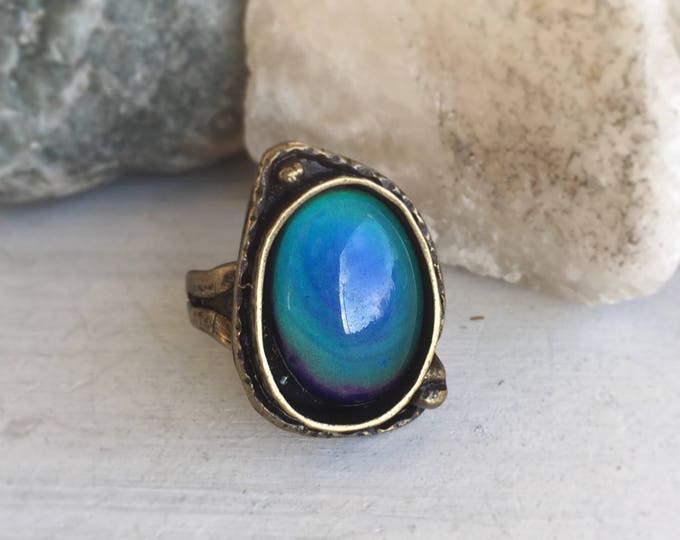 Mood Ring Mood Jewelry Boho Ring Hippie Ring Hippy Ring - Etsy