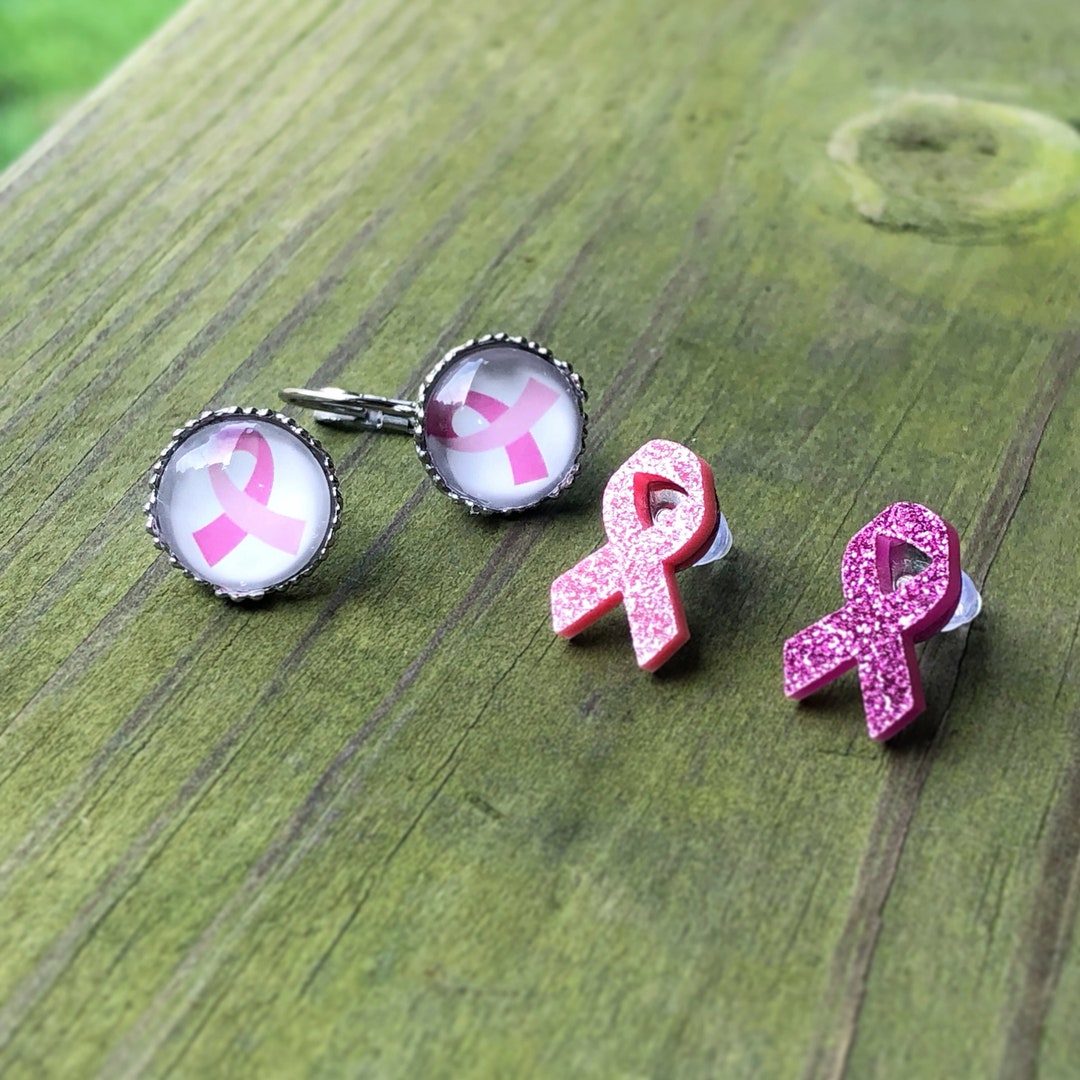 Pink Ribbon Jewelry, Breast Cancer Awareness, Cancer Awareness Jewelry ...