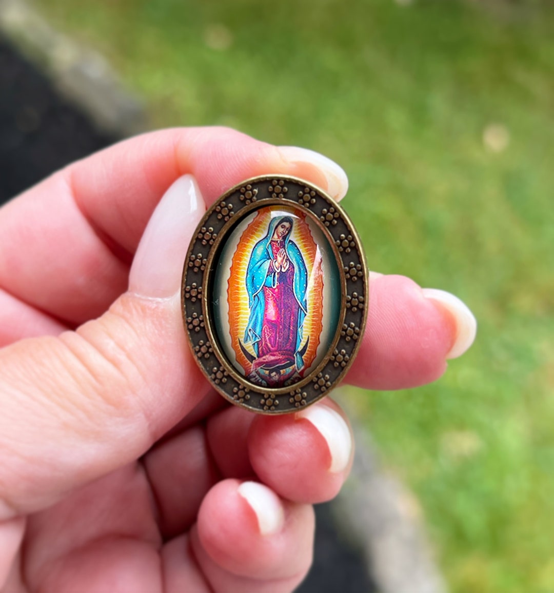 Our Lady of Guadalupe Ring, Mother Mary Ring, Catholic Gift, Christian ...