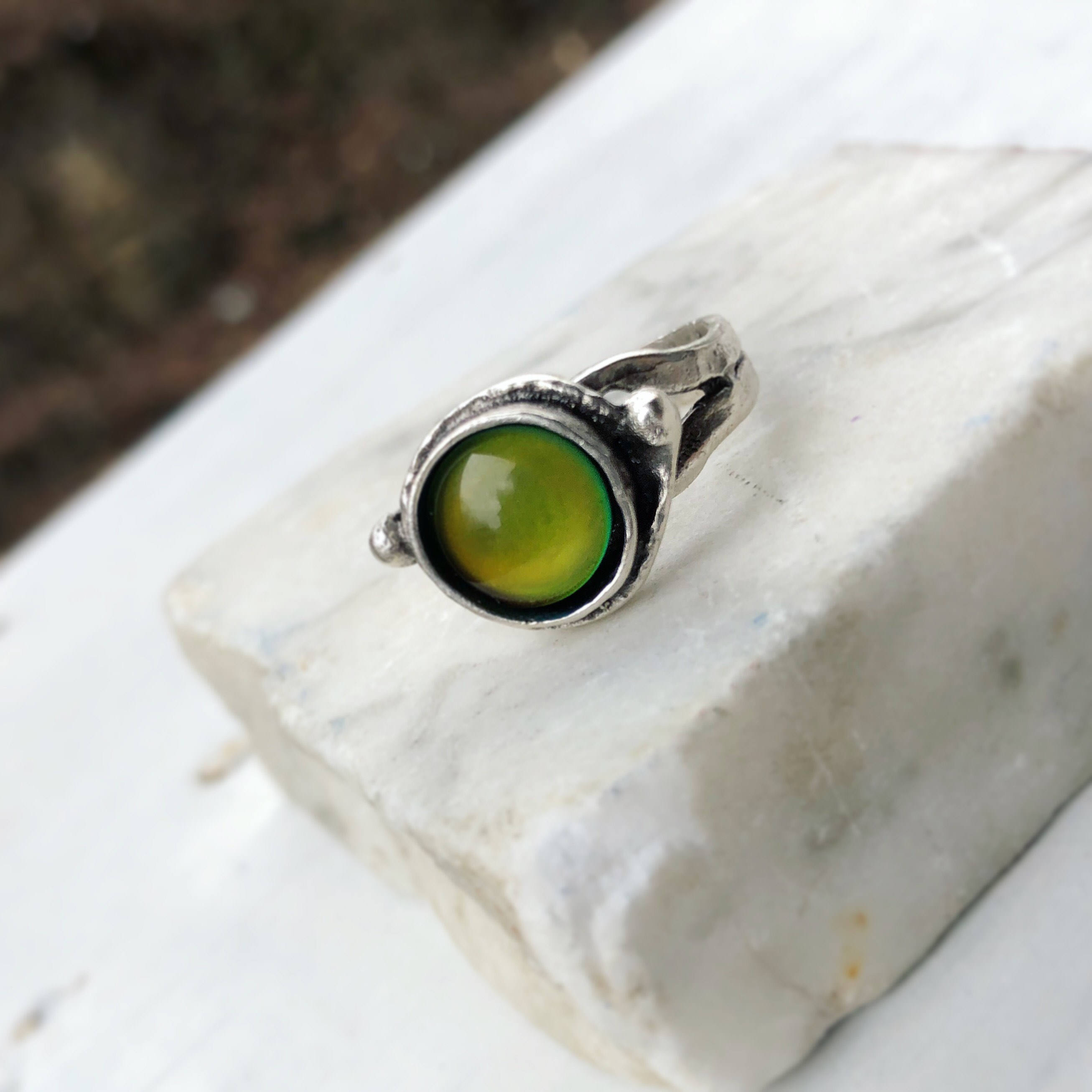 Mood Ring Unisex Ring Mood Jewelry Hippy Ring Boho Ring | Etsy