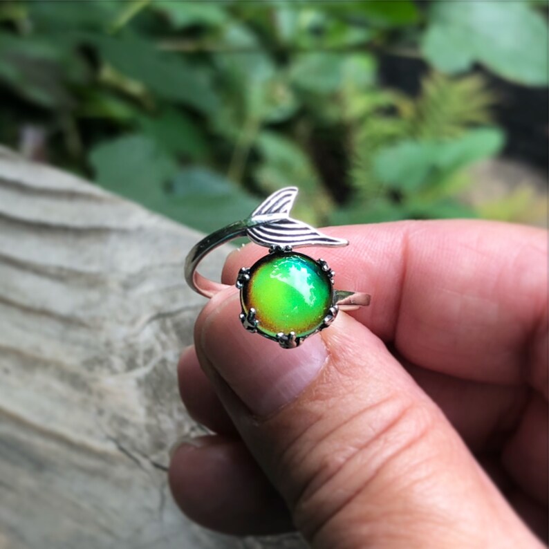 Mood Ring Mermaid Ring Hippie Ring Boho Ring Mermaid - Etsy