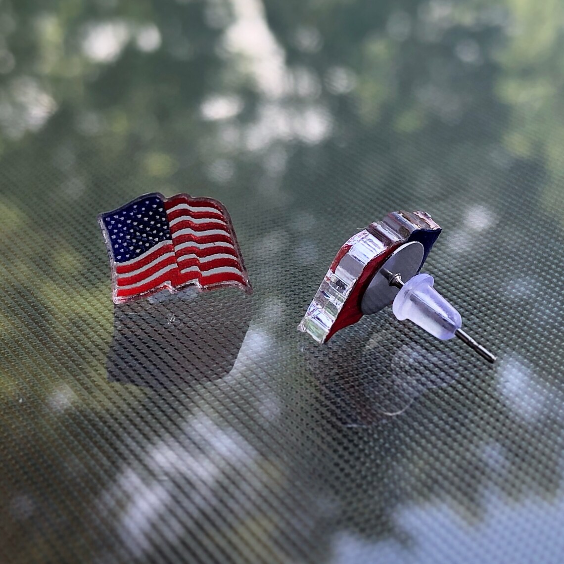 American Flag Earrings Flag Earrings USA Flag Earrings Flag - Etsy