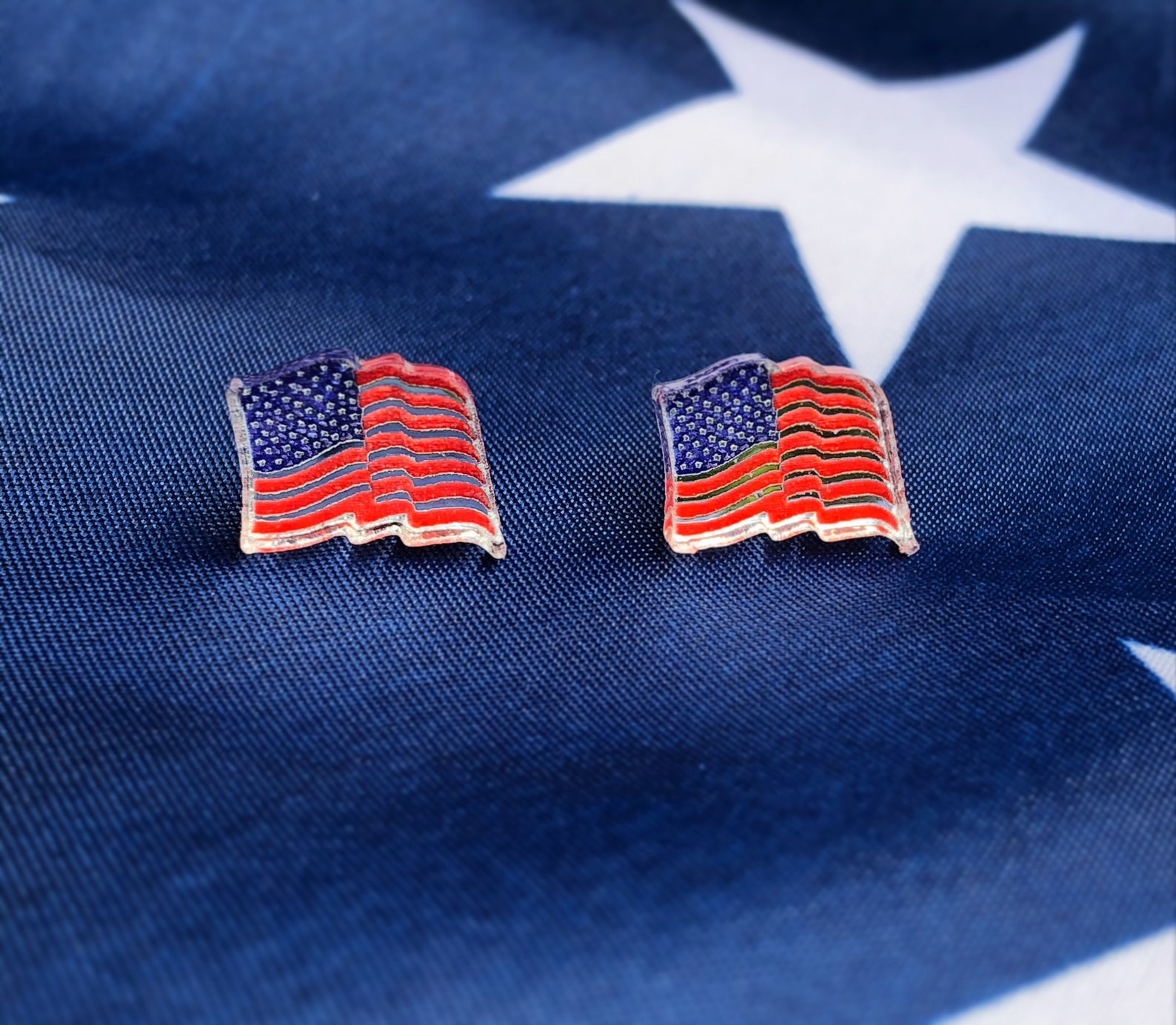 American Flag Earrings Flag Earrings USA Flag Earrings Flag - Etsy
