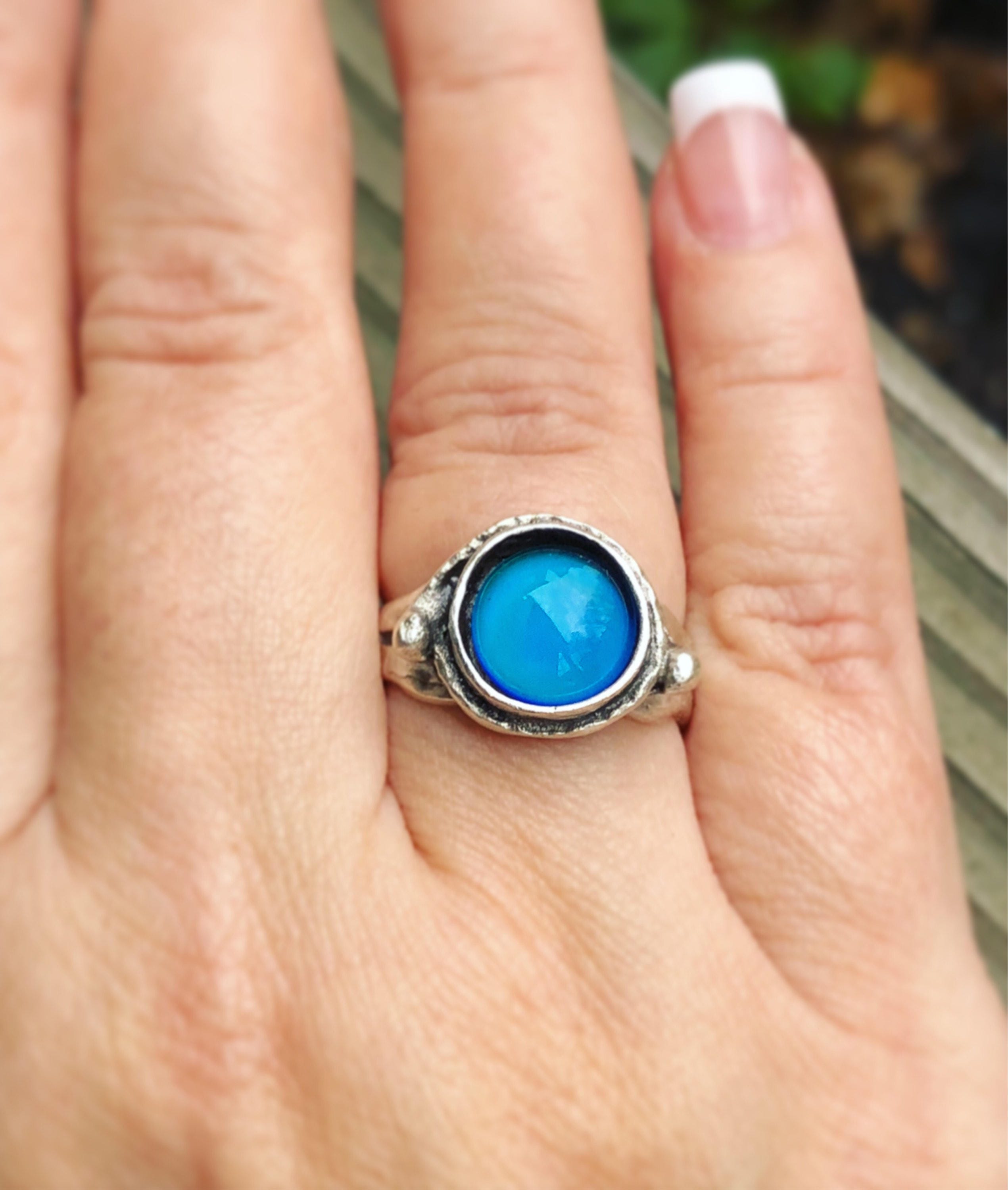 Mood Ring Unisex Ring Mood Jewelry Hippy Ring Boho Ring | Etsy