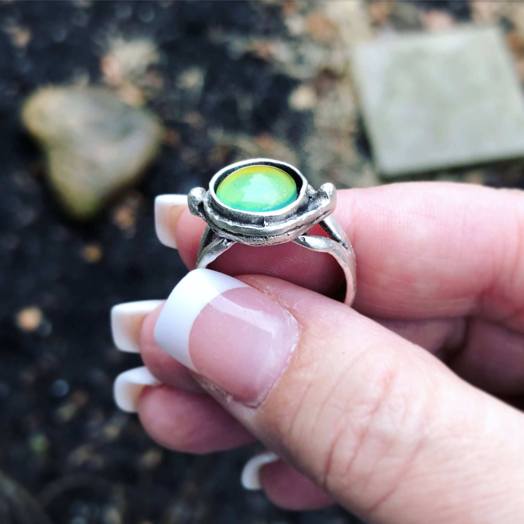 Mood Ring Unisex Ring Mood Jewelry Hippy Ring Boho Ring | Etsy