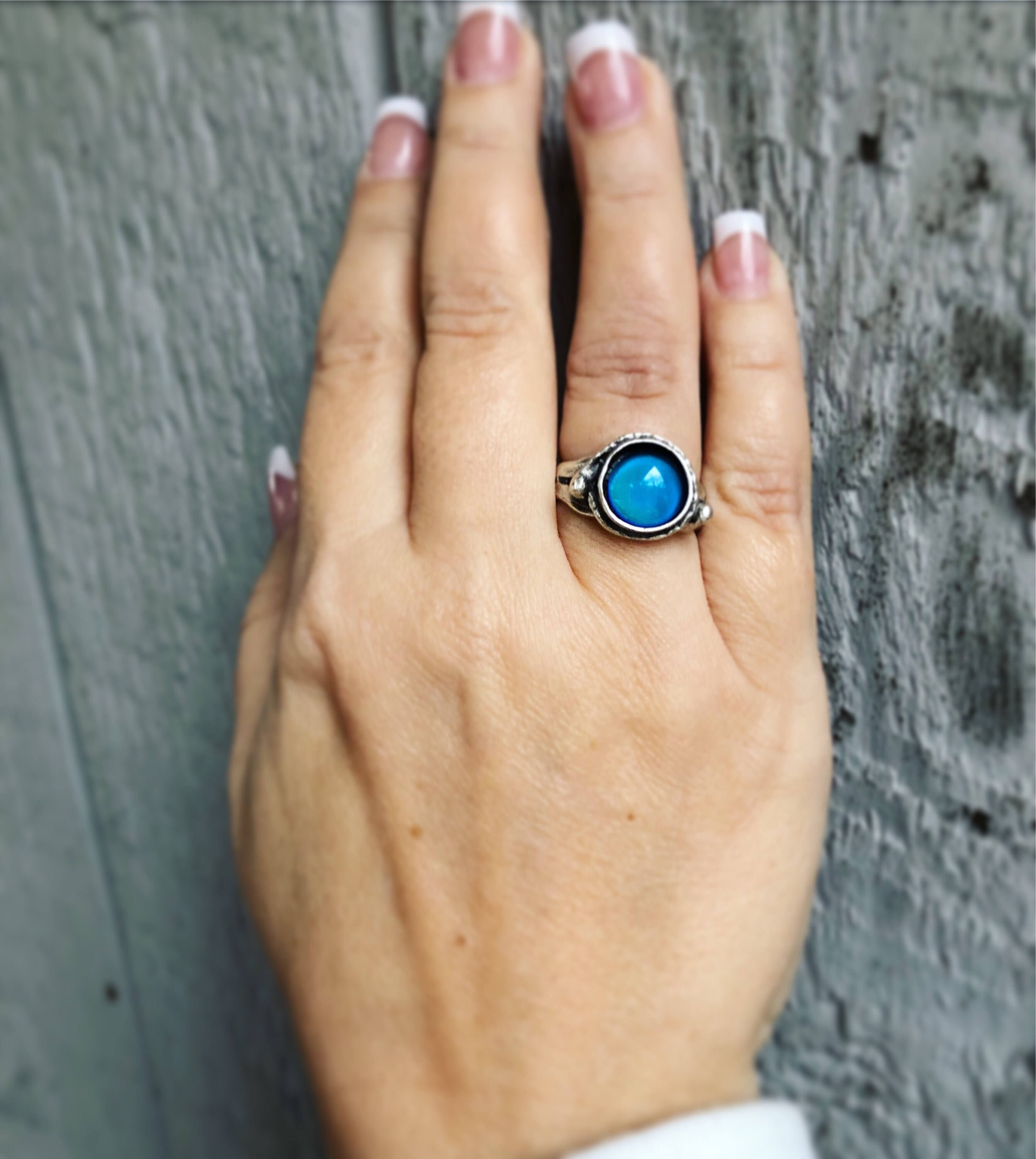 Mood Ring Unisex Ring Mood Jewelry Hippy Ring Boho Ring | Etsy