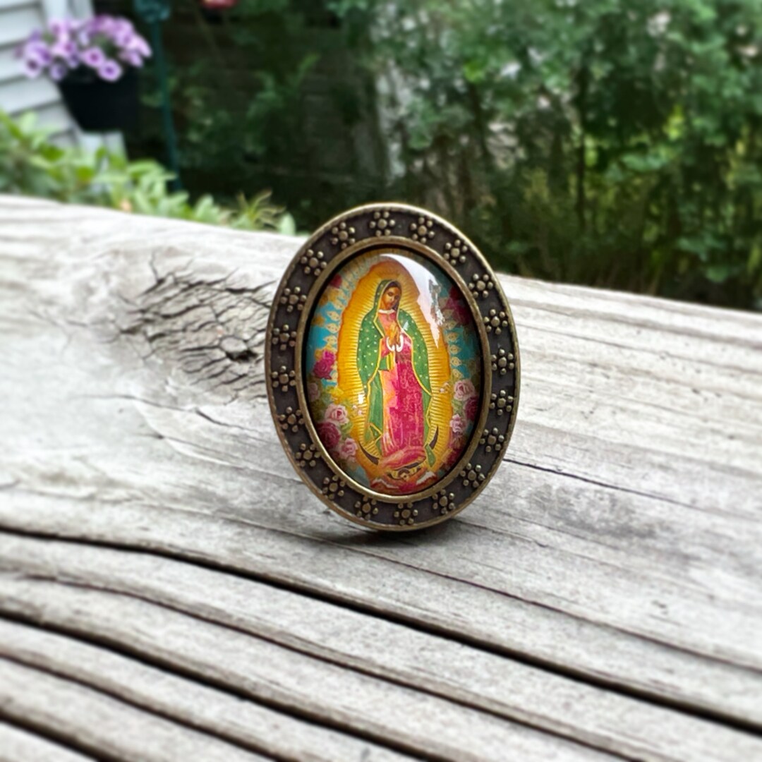 Our Lady of Guadalupe Ring, Mother Mary Ring, Catholic Gift, Christian ...