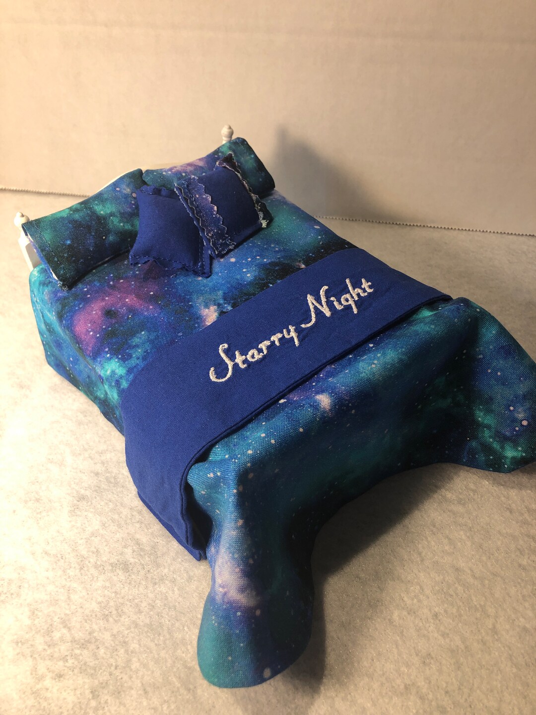 2023-10 Starry Night 1/12 Scale Reversable Bedding Set - Etsy