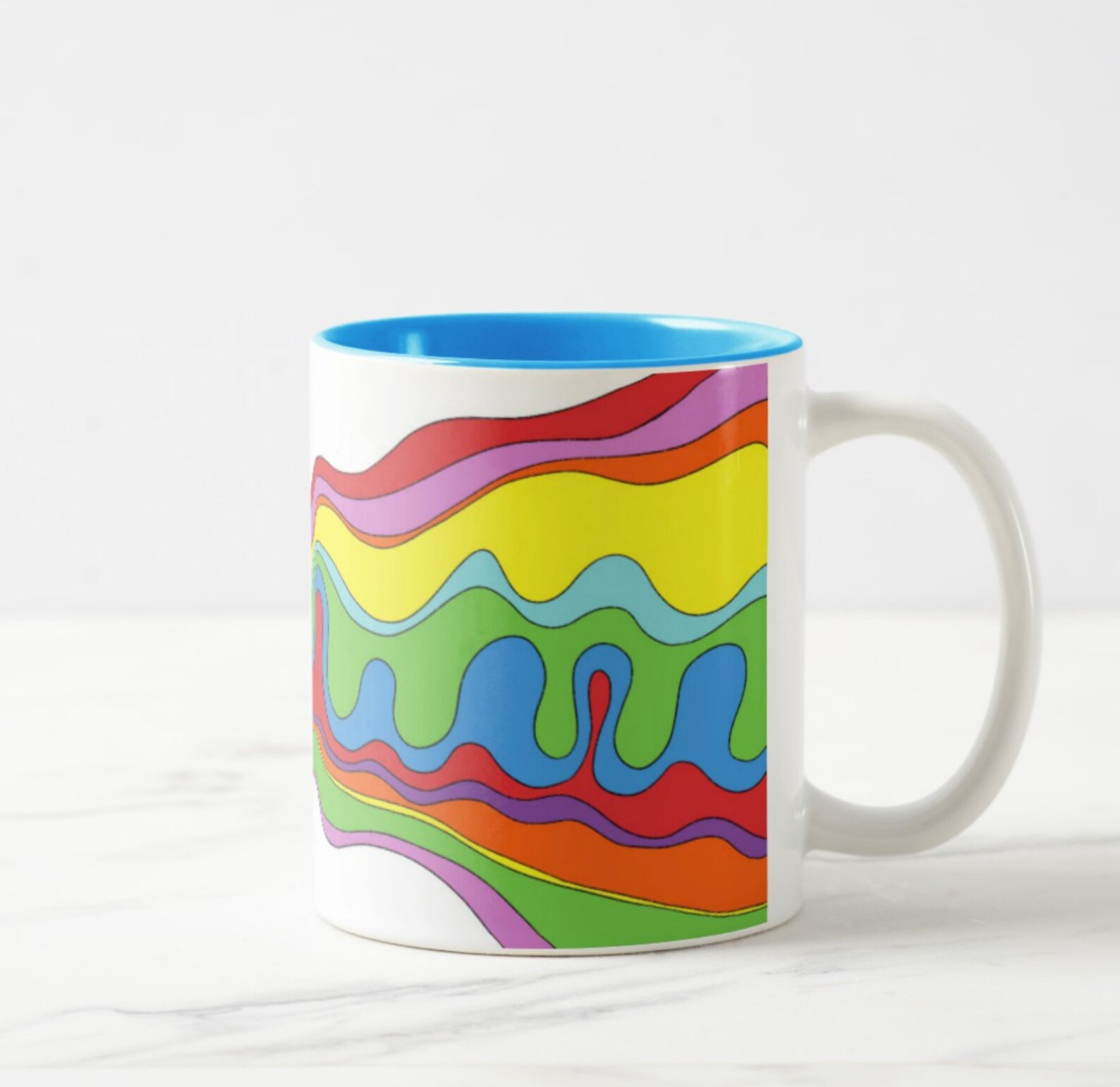 The Opposite of Straight A's is Gay Bees Rainbow Mug, Cute Gay Mug ...
