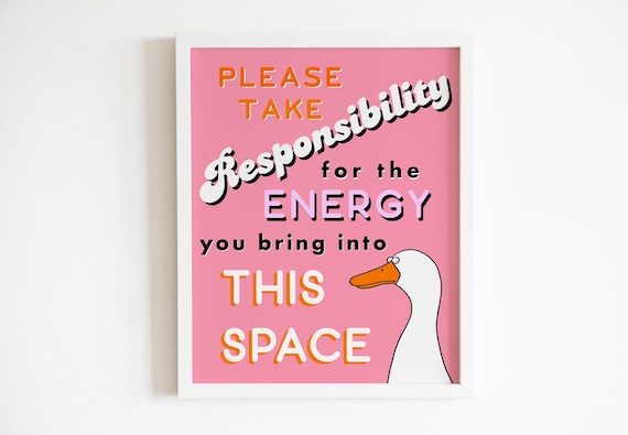 Take Responsibility Poster