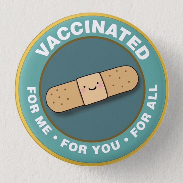 Covid Vaccine Pin - Etsy
