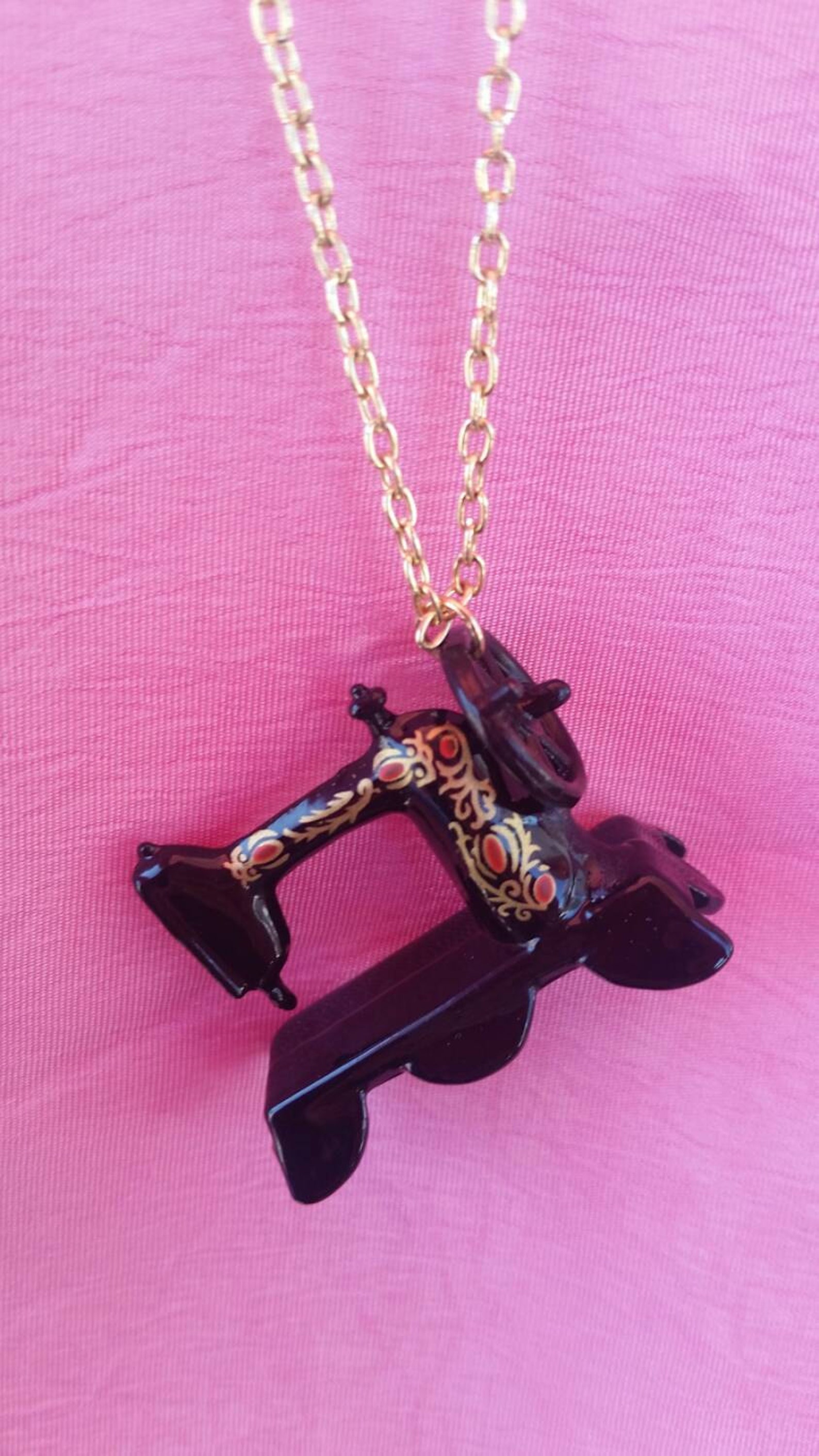 Sewing Machine Necklace - Etsy